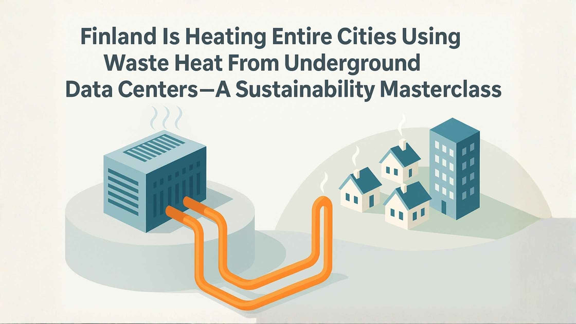 Finland Is Heating Entire Cities Using Waste Heat From Underground Dat