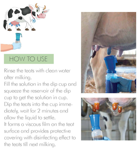 Effective Pre & Post Teat Dip Solution for Livestock