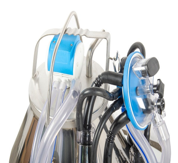 Delmer Milking Bucket Set (includes tubes, pulsator, cluster set)